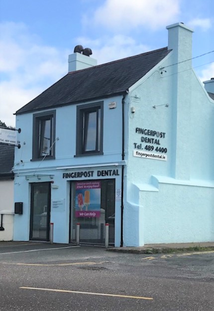 Our newly painted surgery in blue! - Fingerpost Dental Clinic Douglas